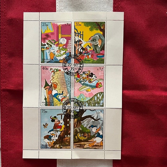 Disney | Other | Disney Stamp Collection From Uae | Poshmark